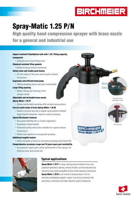 Spray-Matic 1.25 P/N