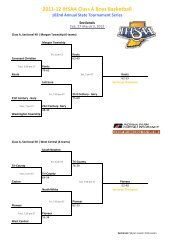 Sectional Brackets - ihsaa