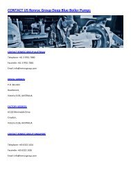 Deep Blue Company Group APIFLO-MH Series Boiler Room Pumps