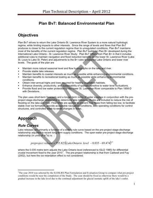 Technical Description of Plan Bv7