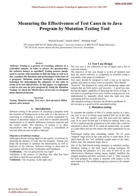 IEEE Paper Template in A4 (V1) - International Journal of Computer ...