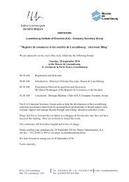 CSSF Circular 10/437 - ILA