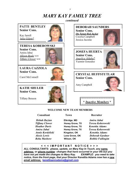 2 MARY KAY FAMILY TREE Na