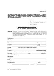 (allegato 4) fac-simile di dichiarazione di offerta economiica spett.le ...