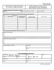 CBP Form 28 - Forms