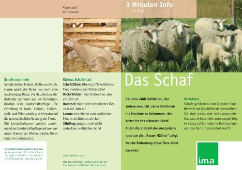 Das Schaf - information.medien.agrar eV