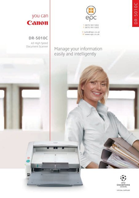 Scanner Brochure - Image Access Corporation