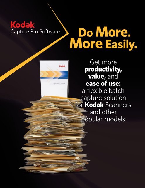 Kodak Capture Pro Software