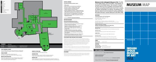MUSeUM MAP - Indianapolis Museum of Art