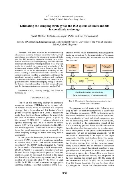 estimating the sampling strategy for the iso system of limits ... - imeko