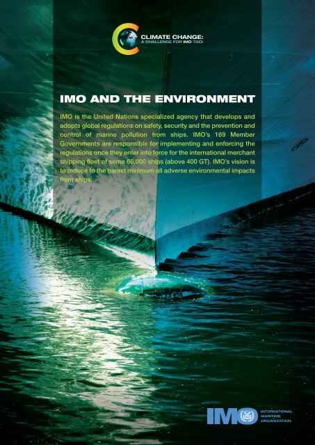 IMO AND THE ENVIRONMENT - Shortsea Shipping