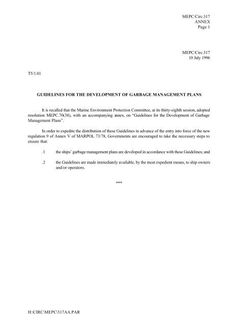 garbage management plans circ mepc 317.doc - IMO