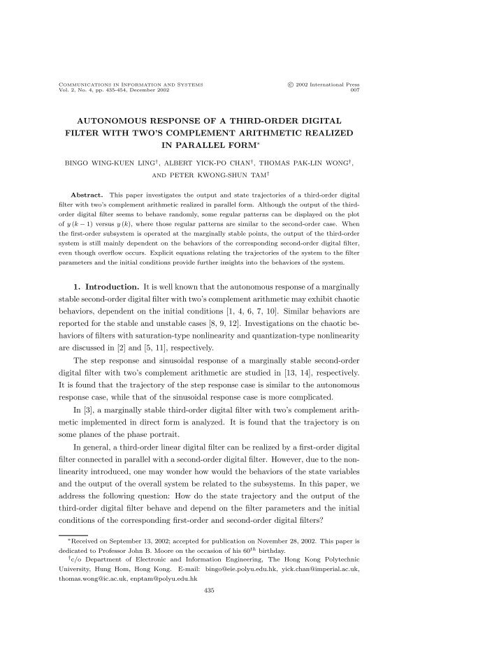 20 free Magazines from IMS.CUHK.EDU.HK