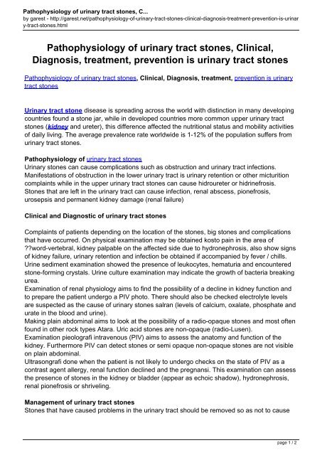 Pathophysiology_of_urinary_tract_stones_Clinical_Diagnosis_treatment ...