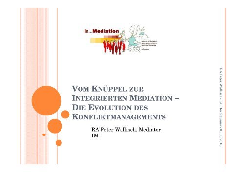 Konfliktmanagement - Integrierte Mediation