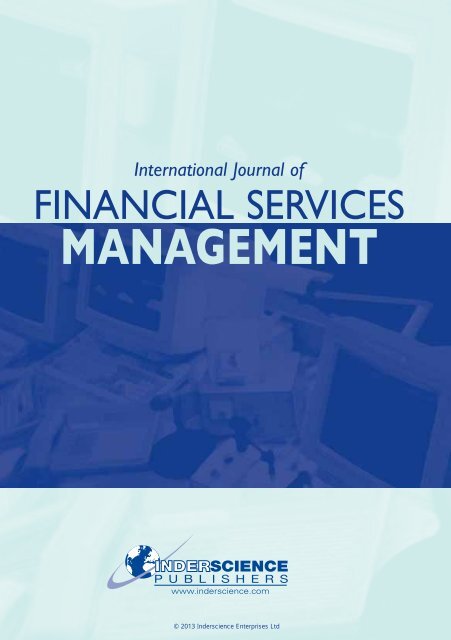 Journal information in easy print format (PDF) - Inderscience ...