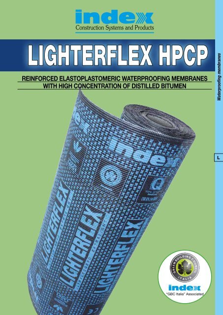 reinforced elastoplastomeric waterproofing ... - Index S.p.A.