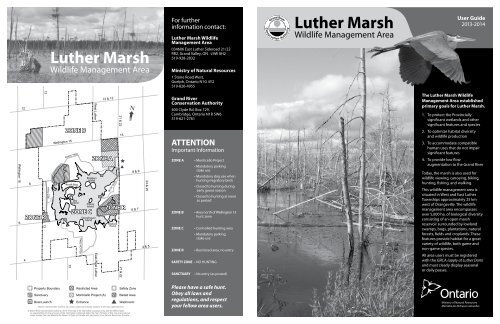 Luther Marsh Wildlife Management Area - Grand River Conservation ...
