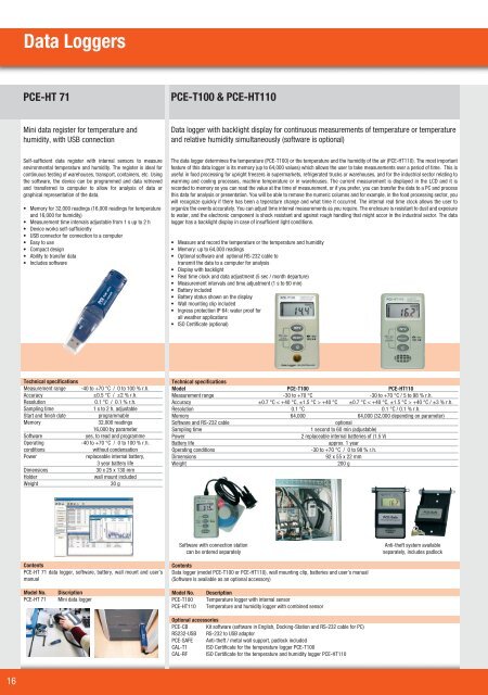Climate Meters - PCE Group