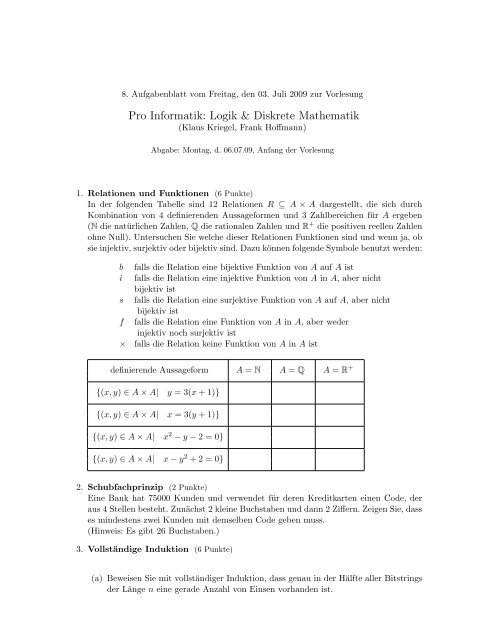 Pro Informatik: Logik & Diskrete Mathematik