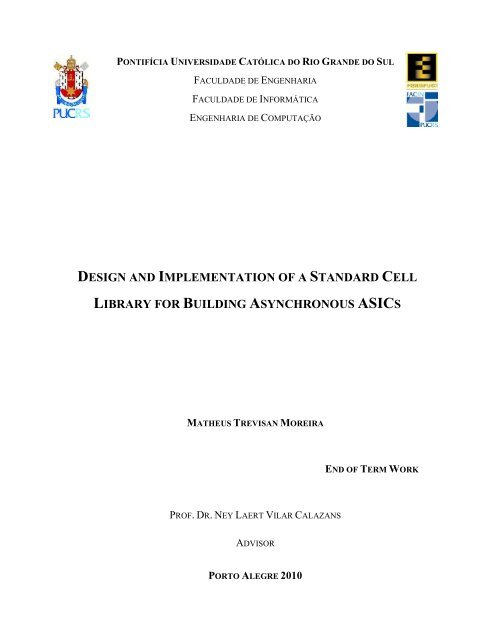 design and implementation of a standard cell library for building ...