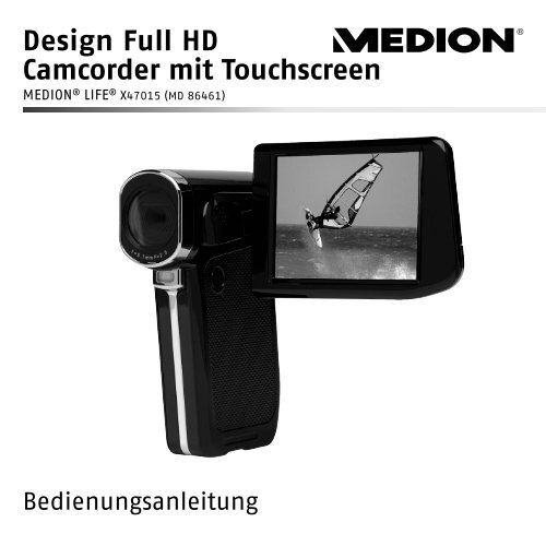 Design Full HD Camcorder mit Touchscreen - Medion