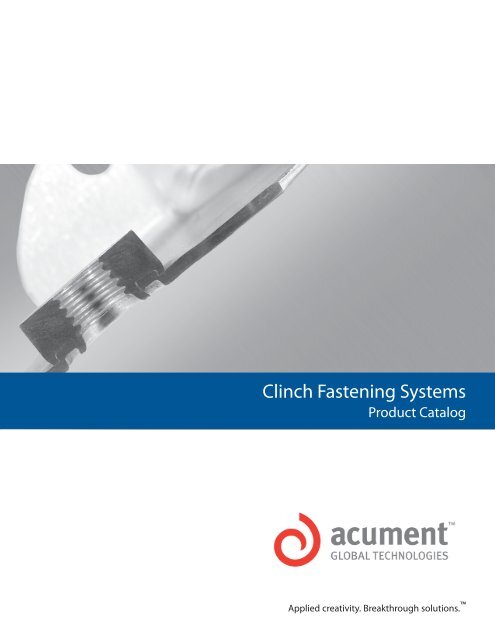 Clinch Fastening Systems