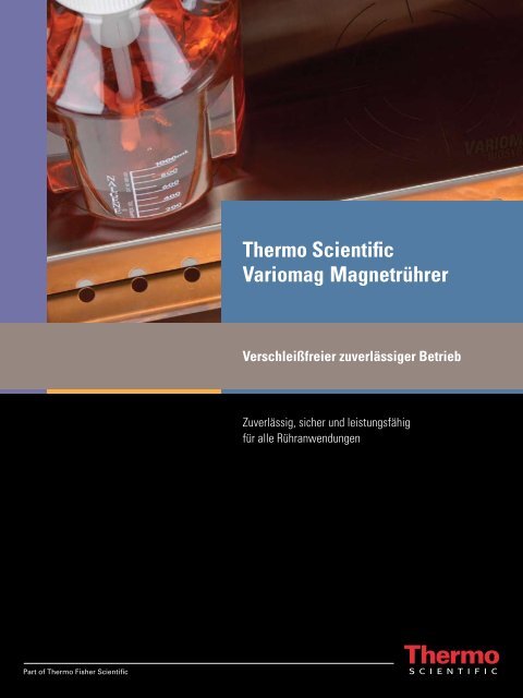 Thermo Scientific Variomag Magnetrührer - Fisher UK Extranet