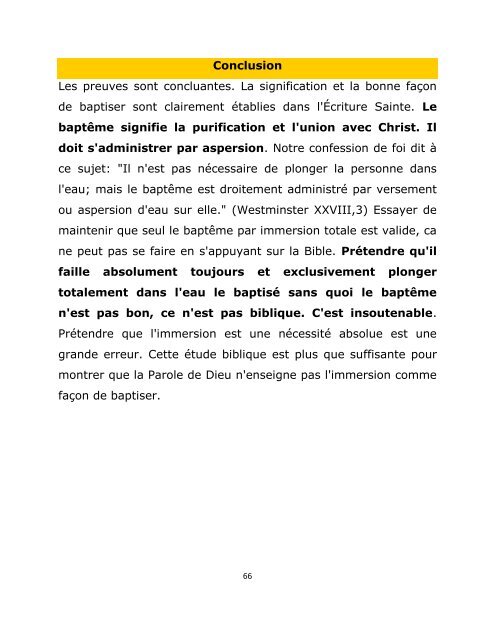 Conclusion Le