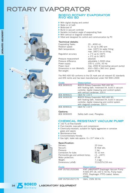 Boeco Vacuum Pump 20.. - BioFrontier Technology