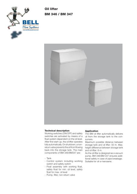 DB-BM 347-GB- - Bell Flow Systems