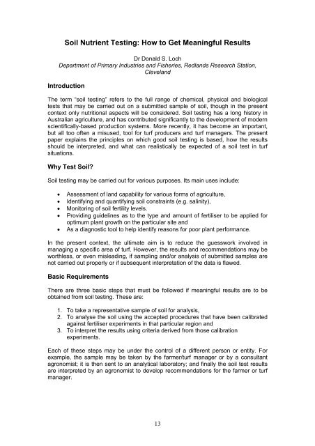 Soil Nutrient Testing: How to Get Meaningful Results