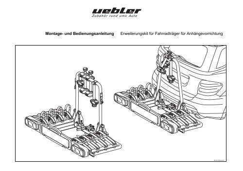 Uebler 19720 Erweiterungskit 4 Rad Für Kupplungsträger Uebler P32