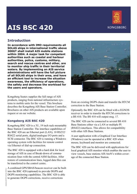 AIS Base Station Controller - BSC