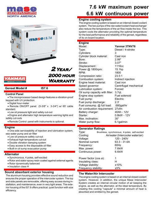 05-1001_BR IS 07.6.pdf - Mase Generators of North America