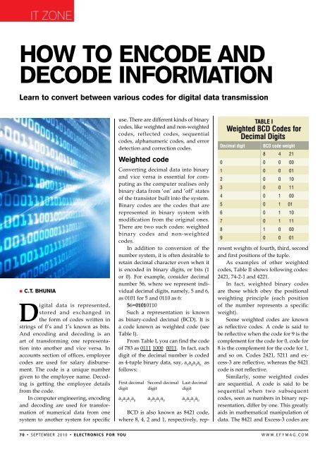 How To Encode And Decode Information