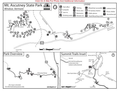 Mt. Ascutney State Park Interactive Campground Map & Guide (pdf)