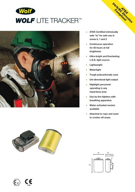 WOLF LITE TRACKER - Wolf Safety Lamp Company