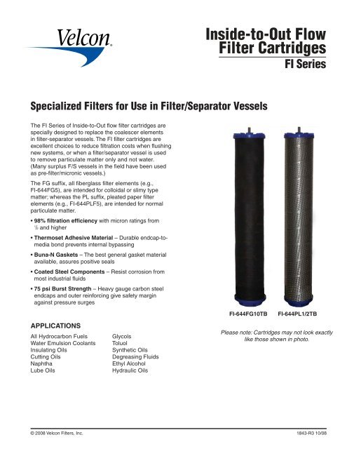 FI Series - Velcon Filters