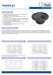 ENCLOSURE ENCLOSURE DESIGNS - Beyma
