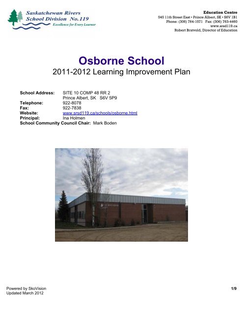 Osborne School - Saskatchewan Rivers School Division No.119