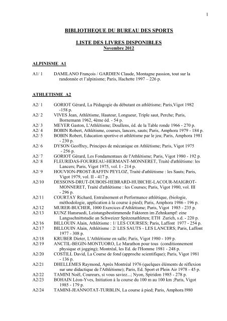 Fascicule d`exercices en pdf. - Patinage Artistique