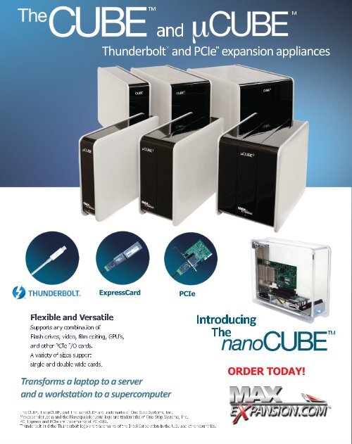 Data Sheet - One Stop Systems, Inc.