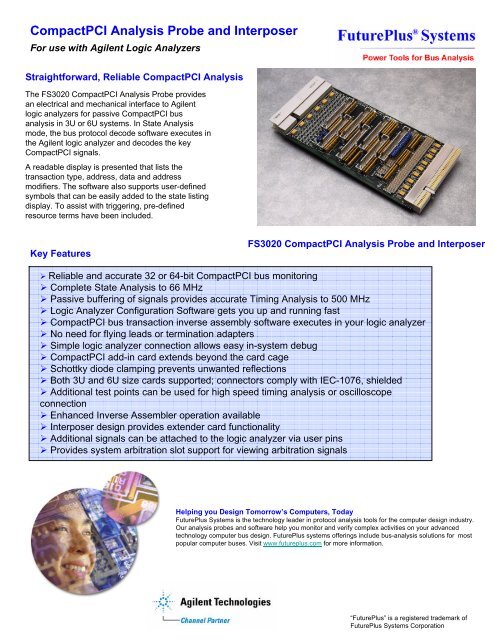 FS3020 Data Sheet - FuturePlus Systems