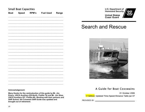 A Guide for Boat Coxswains Search and Rescue - USCG Auxiliary ...