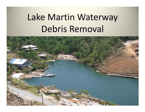 Lake Martin Waterway y Debris Removal - Association of County ...