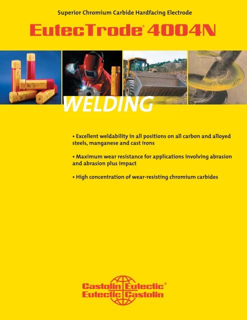 EutecTrode 4004N.indd - Castolin Eutectic