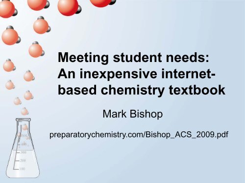 Chapter 1 PowerPoint - An Introduction to Chemistry