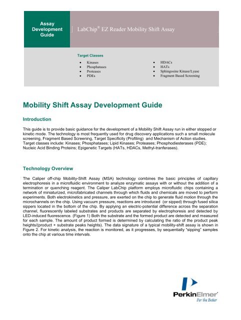 LabChip EZ Reader Assay Development Guide - PerkinElmer