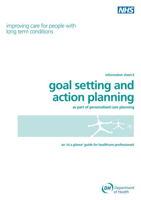 Information sheet 6 | Goal setting and action planning - Gov.uk